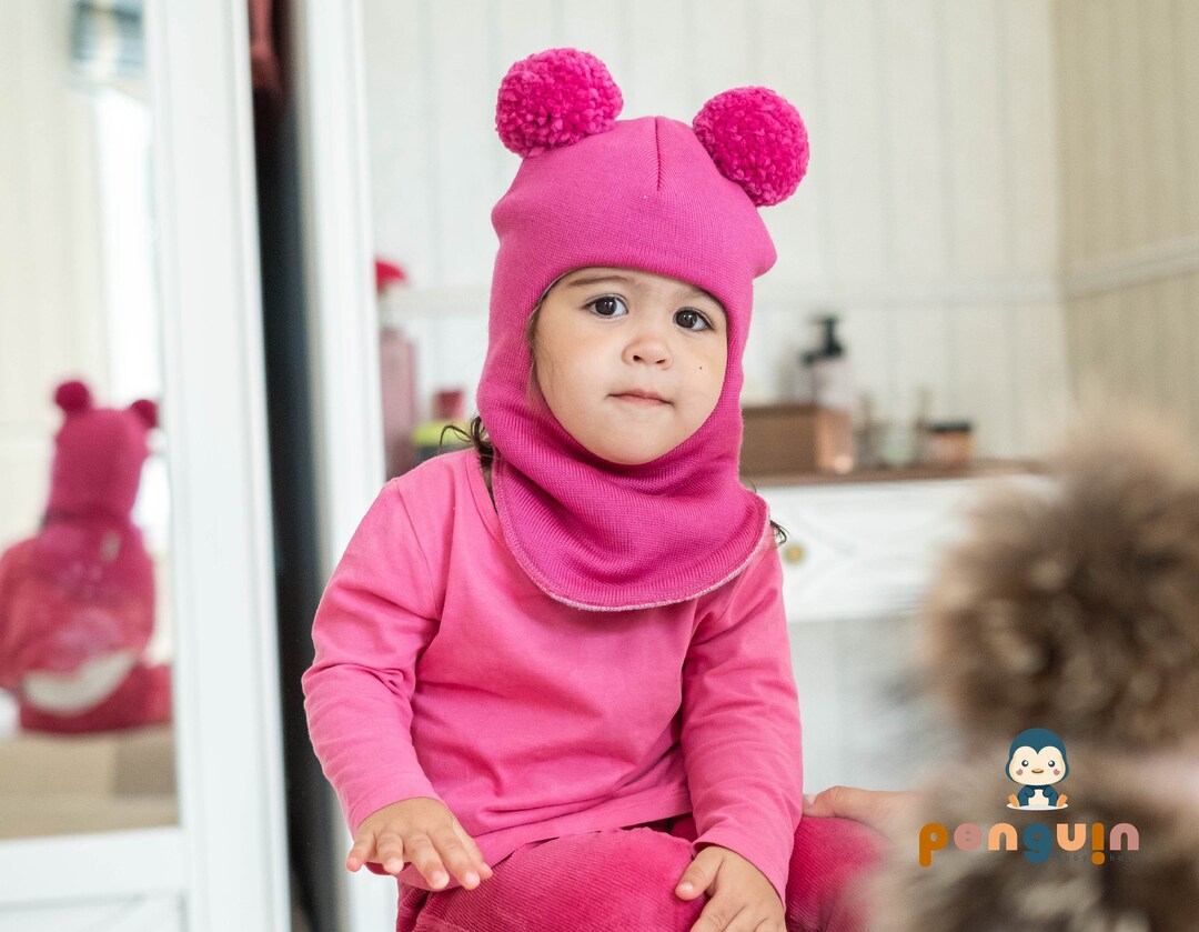Knitted Panda Hat Balaclavas Wool Hats for Kids Knitted Merino Hat ...