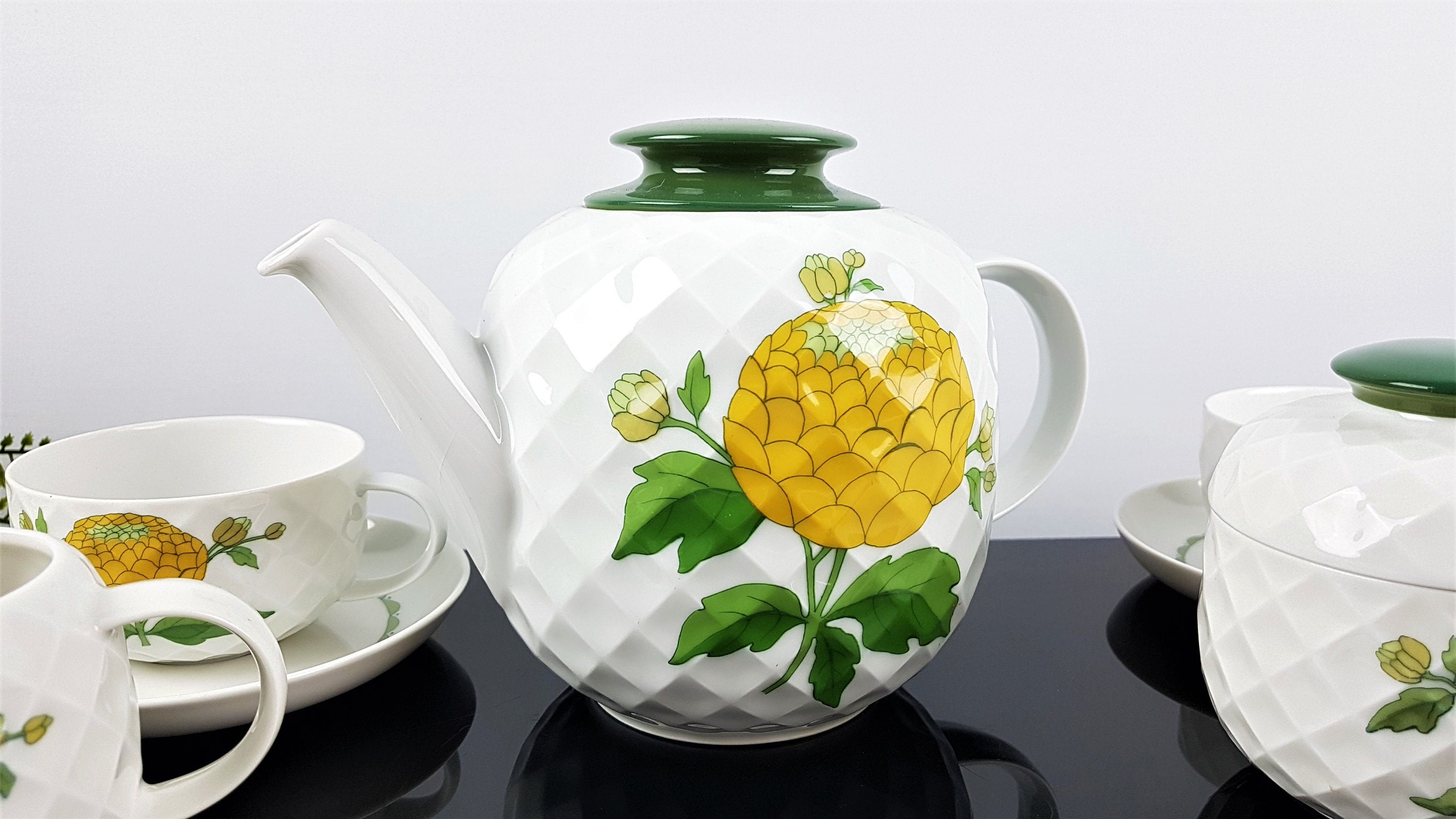 THOMAS Tea Service for 6 People Holiday in Madeira Vintage - Etsy