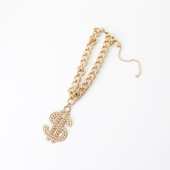 Gold Chain Necklace Rapper