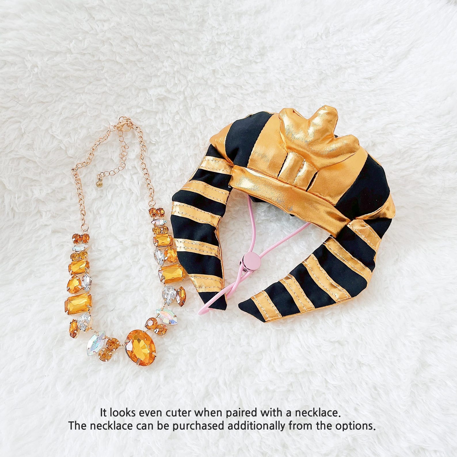 Egyptian Pharaoh Cat Costume: King's Headdress, Pet Halloween ...