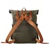 Handmade Waxed Canvas Backpack Rolltop Backpack 17'' - Etsy
