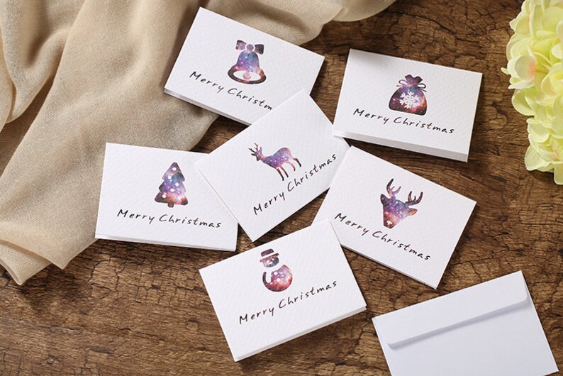 Personalized Christmas Greeting Card Handmade Greeting Card / - Etsy