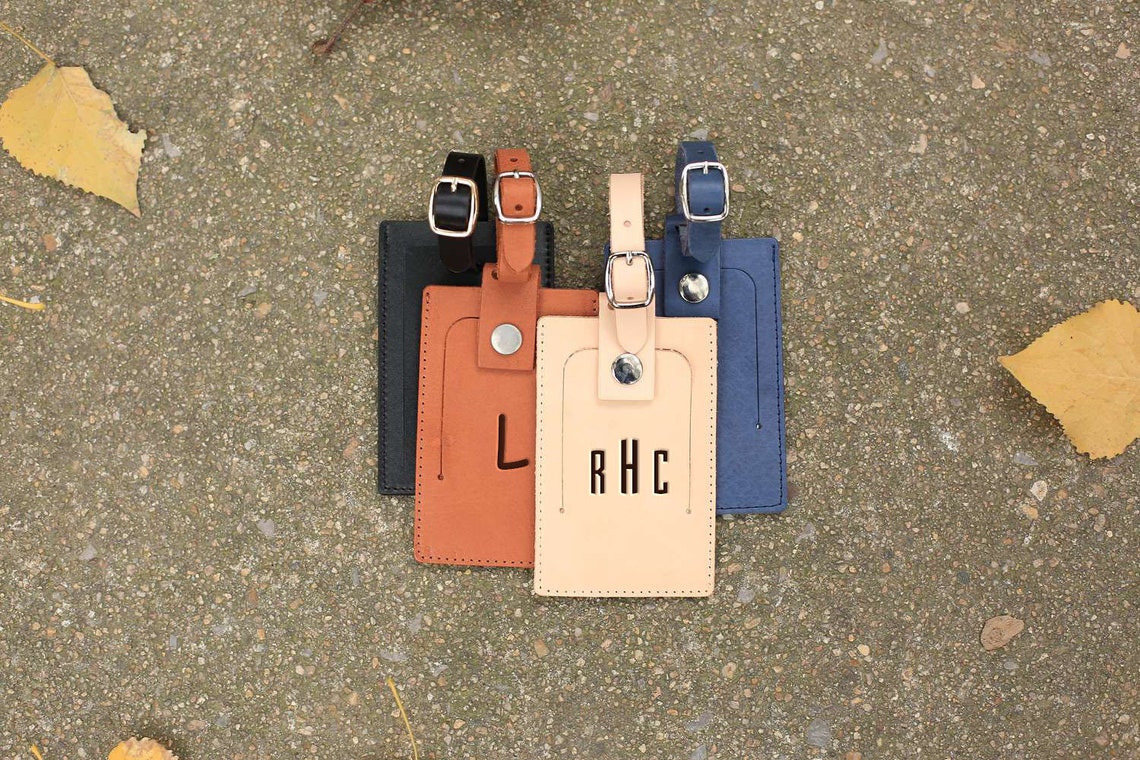 Personalized Luggage Tags Handmade Luggage Label Custom | Etsy
