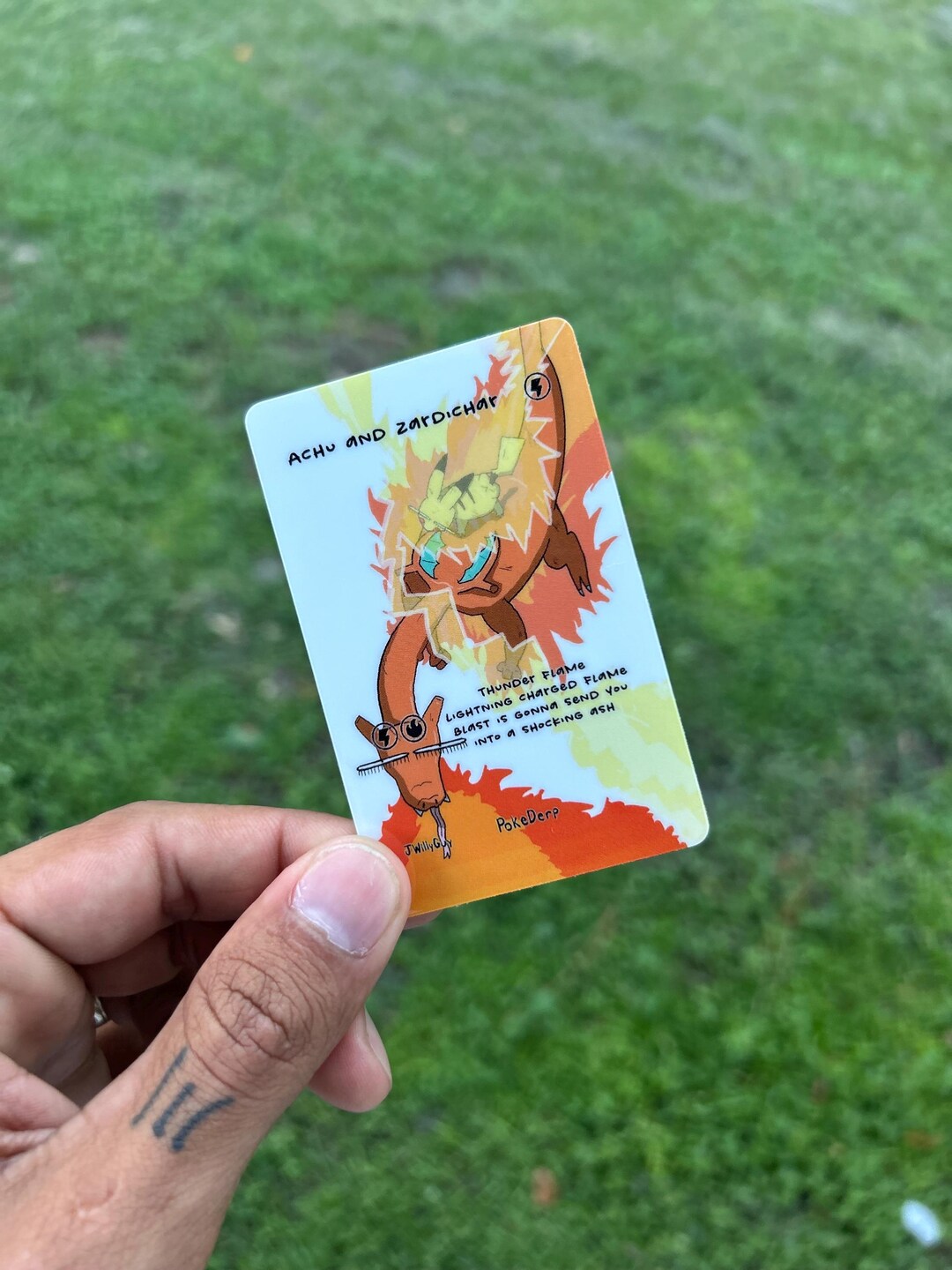 TRANSPARENT Whoopsy LIMITED POKEDERP Card - Etsy