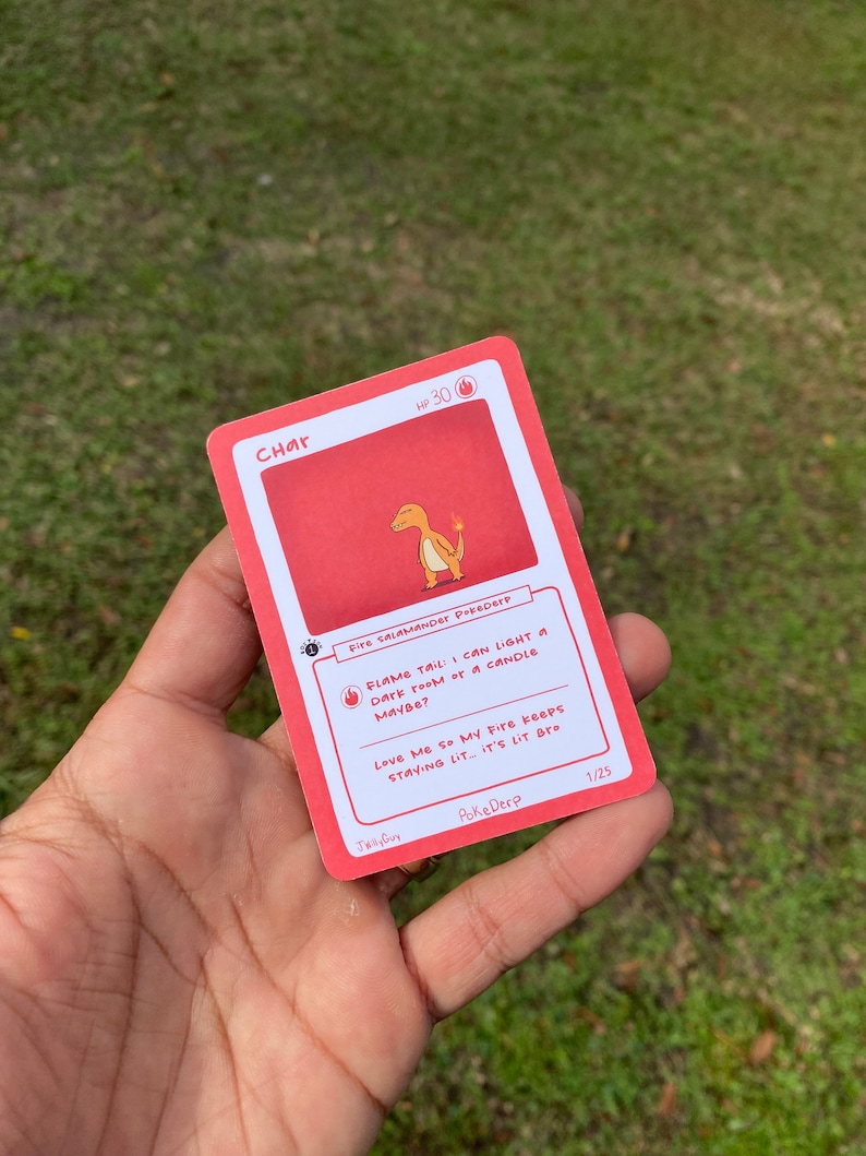 POKEDERP Pack SET 1 | Derpy Funny Parody Pokémon Card Pack - Etsy