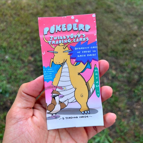 Funny Pokémons Cards - Etsy