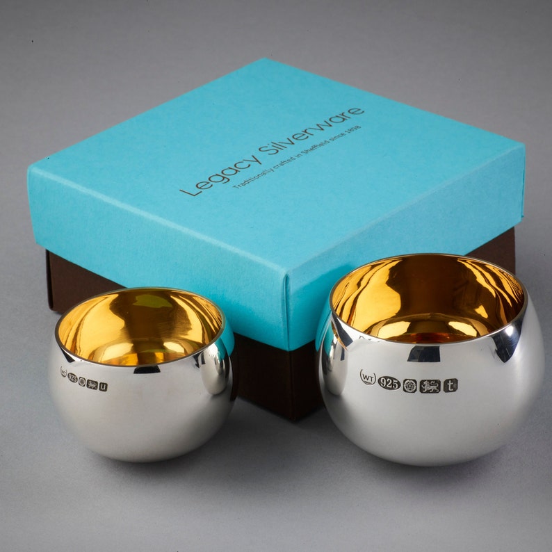 Sterling Silver Whiskey Tumbler Double - Etsy