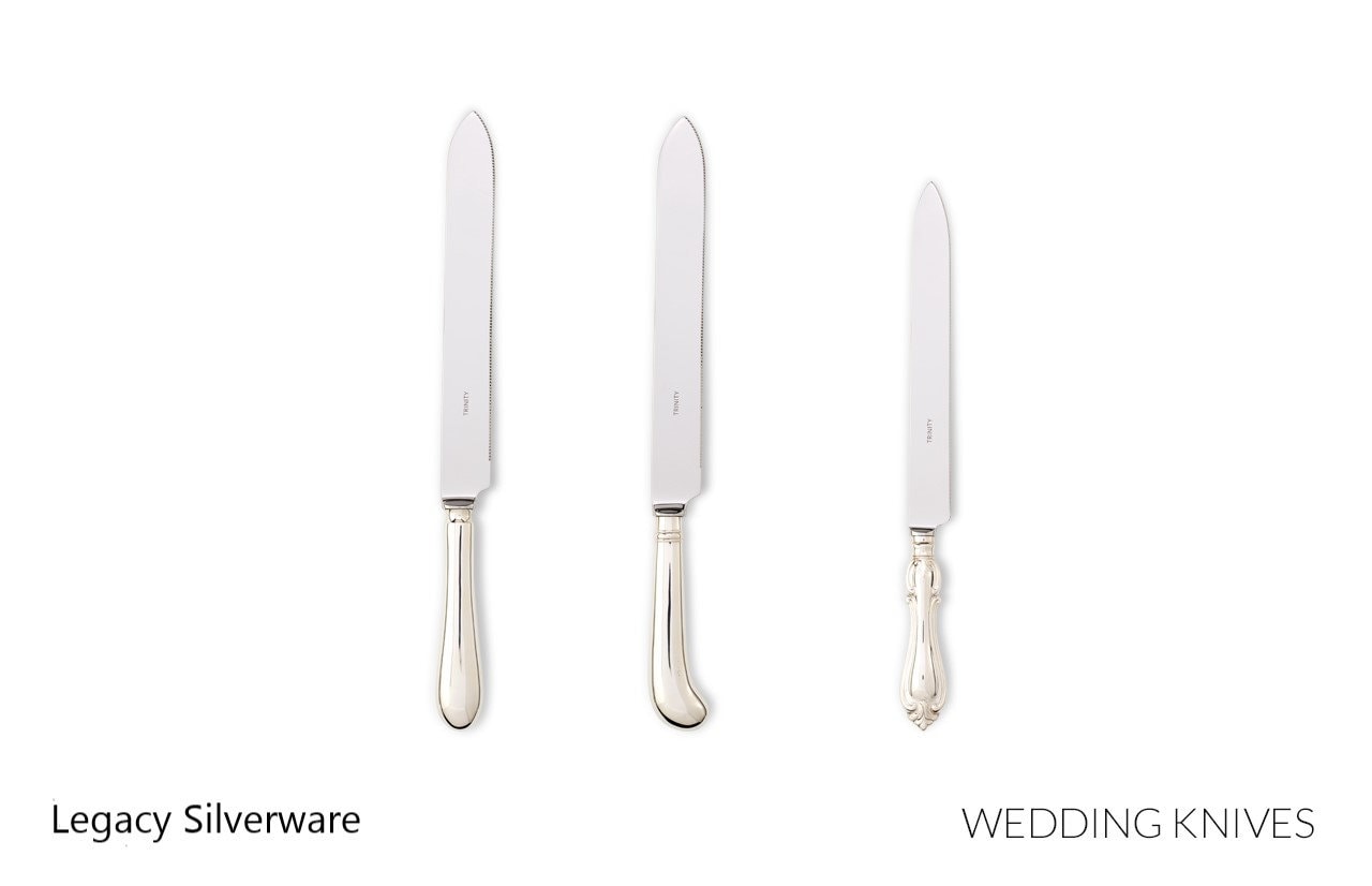 Sterling Silver Wedding Cake Knife (pistol Pattern) - Etsy