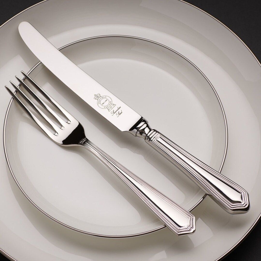 Chester Pattern 44 Piece Canteen of Cutlery - 20 Year Silver Plated ...