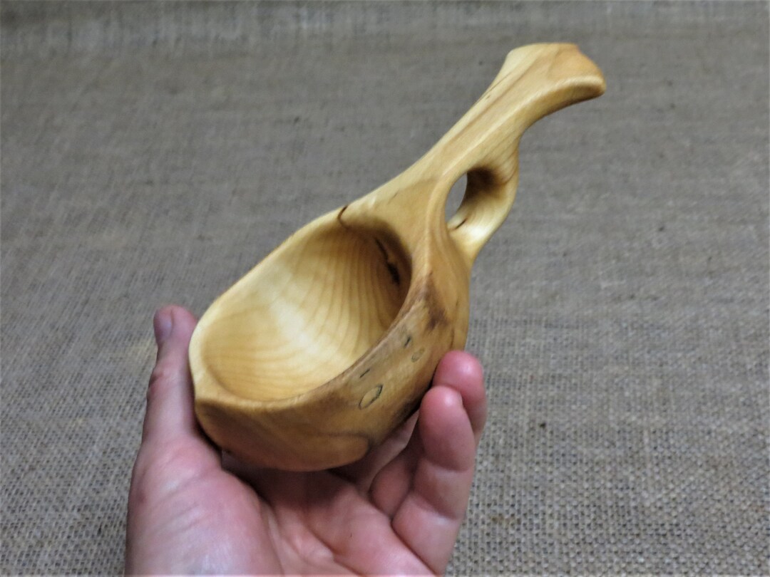 Small Wood Kuksa Kuksa Coffee Cup Hand Carved Wood Cup Scandinavian Mug ...