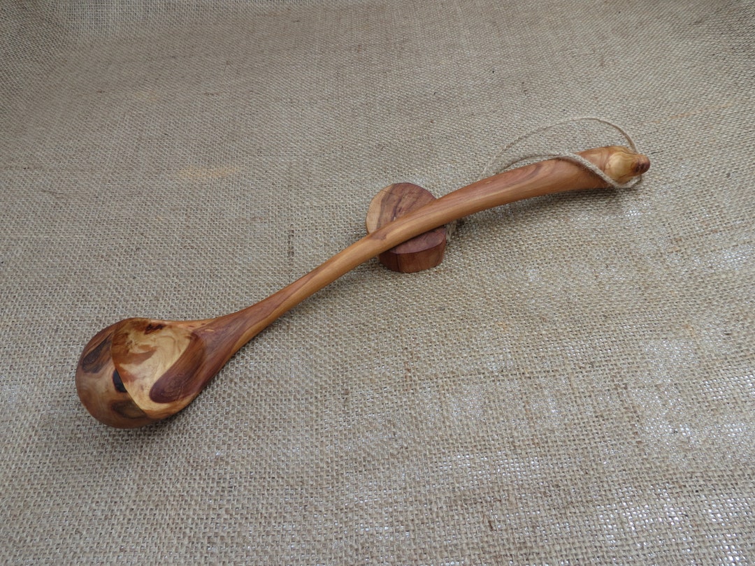 Large Wooden Ladle 16 Inch Wooden Ladle for Cooking Soup Wood - Etsy