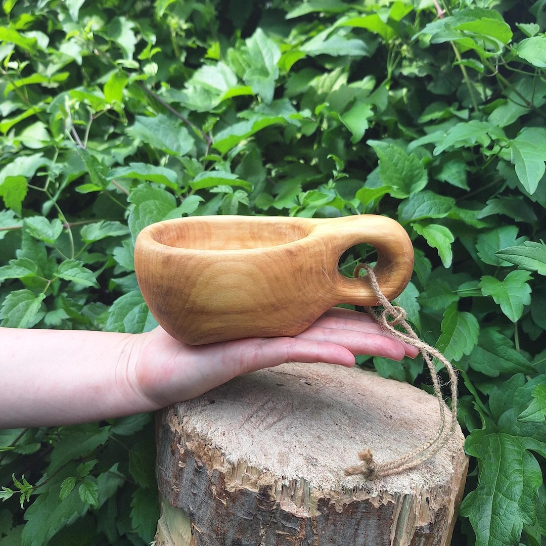 Kuksa Cup Scandinavian Wooden Mug Bushcraft Kuksa Finnish Kuksa - Etsy