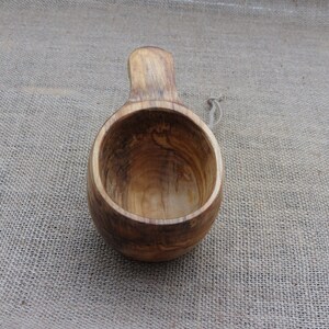 Bushcraft Kuksa Viking Kuksa Wood Mug With Handle A Spoon as a Gift - Etsy
