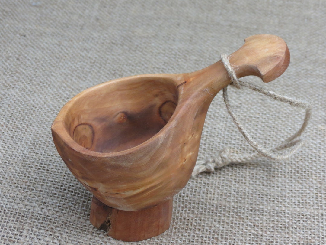 Hand Carved Small Kuksa Camping Wood Kuksa Handmade Kuksa Nordic ...