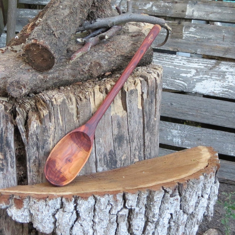 Big Wooden Spoon - Etsy