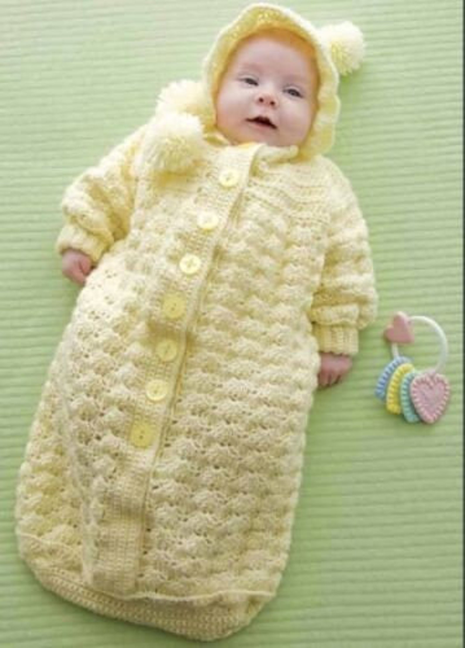 Baby Cocoon Bunting Sleeping Bag Hood Shell Pattern 0-6 Mths - Etsy