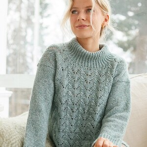 Forest Women's Knitted Sweater Ladies Jumper PDF Instant Download ...