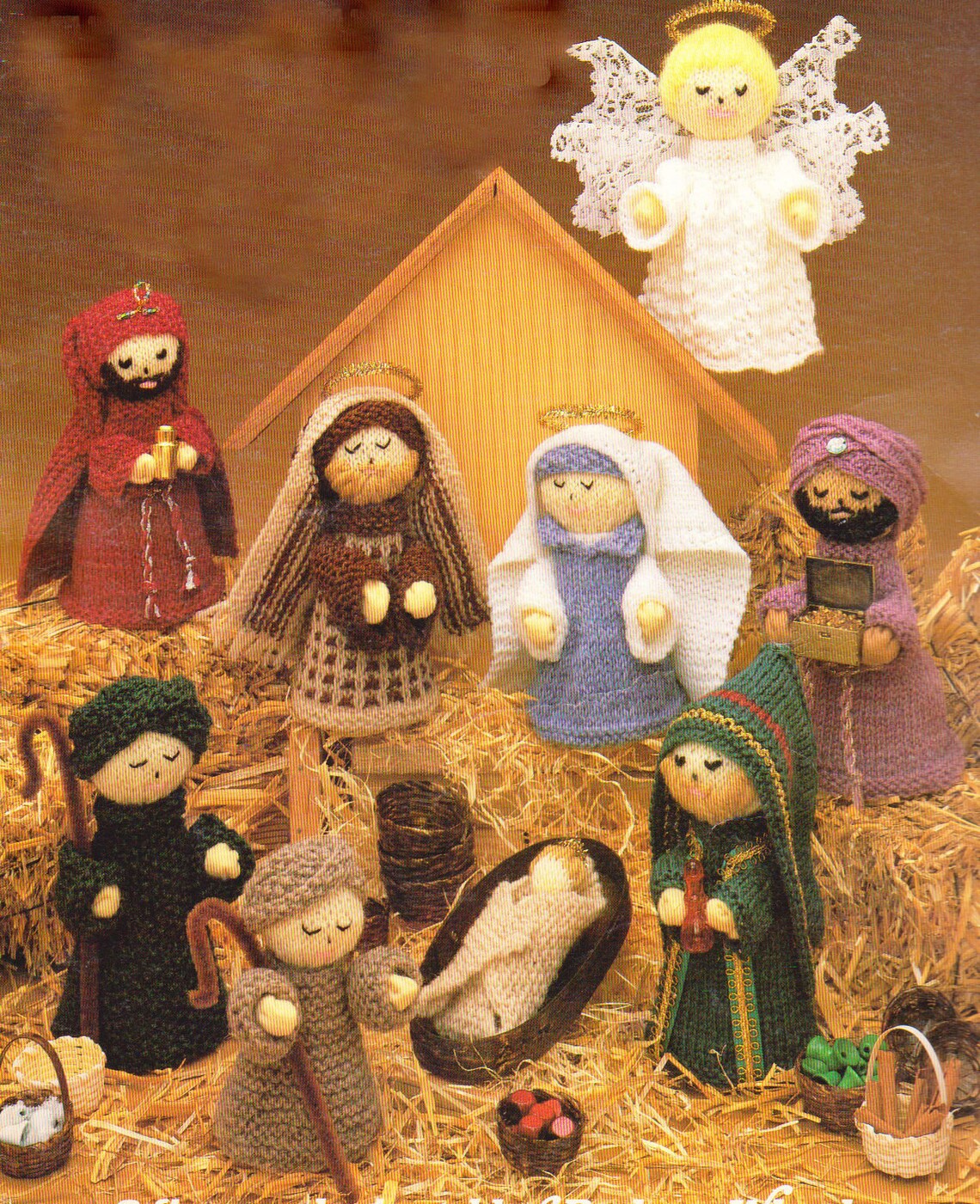 Nativity Knitting Pattern 9 Figures Easy to Knit - Etsy