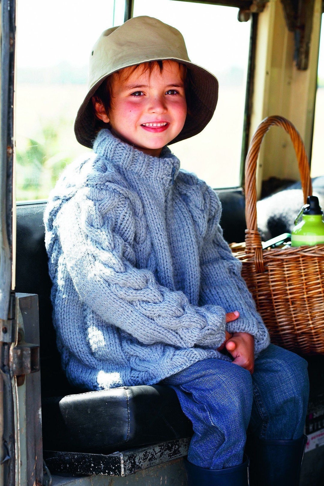 Boys Cable Jacket Knitting Pattern Instant Download PDF High Quality ...