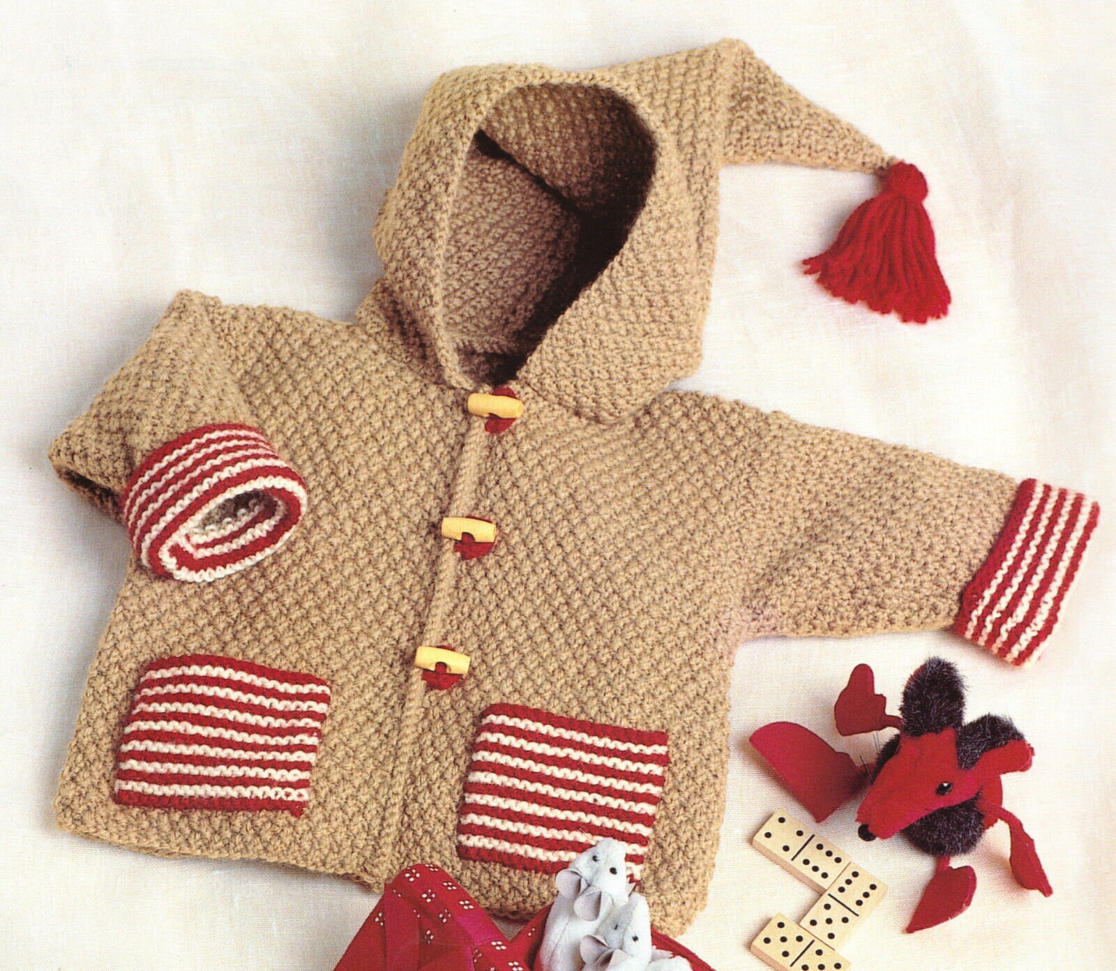 Very Cute Easy Beginner Baby Jacket With Pockets & Hood DK - Etsy UK