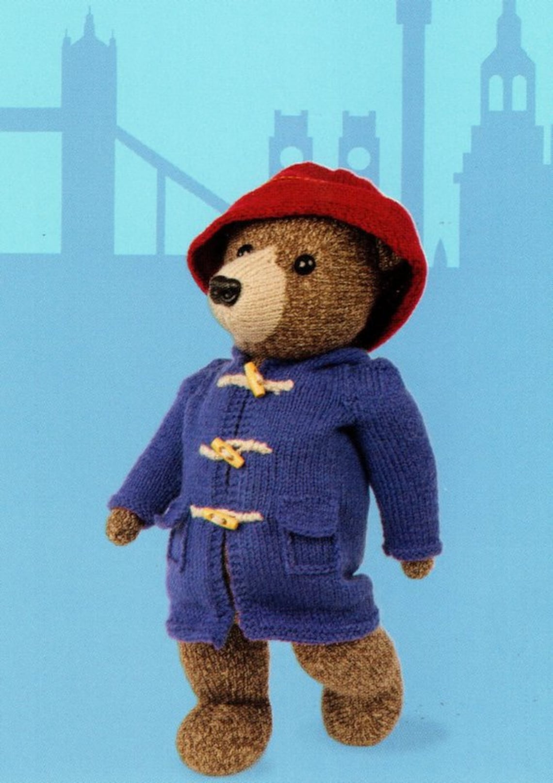 Paddington Bear With Clothes ~ 18"/47cm Tall ~ DK Knitting Pattern - Etsy