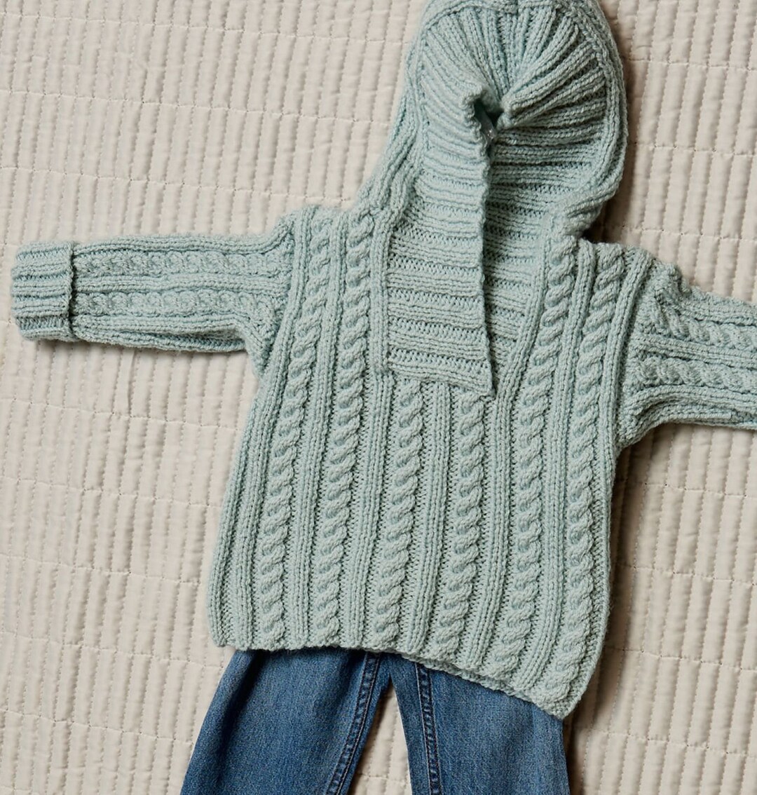 Baby Hoodie Knitting Pattern Instant Download PDF High Quality Knitting ...