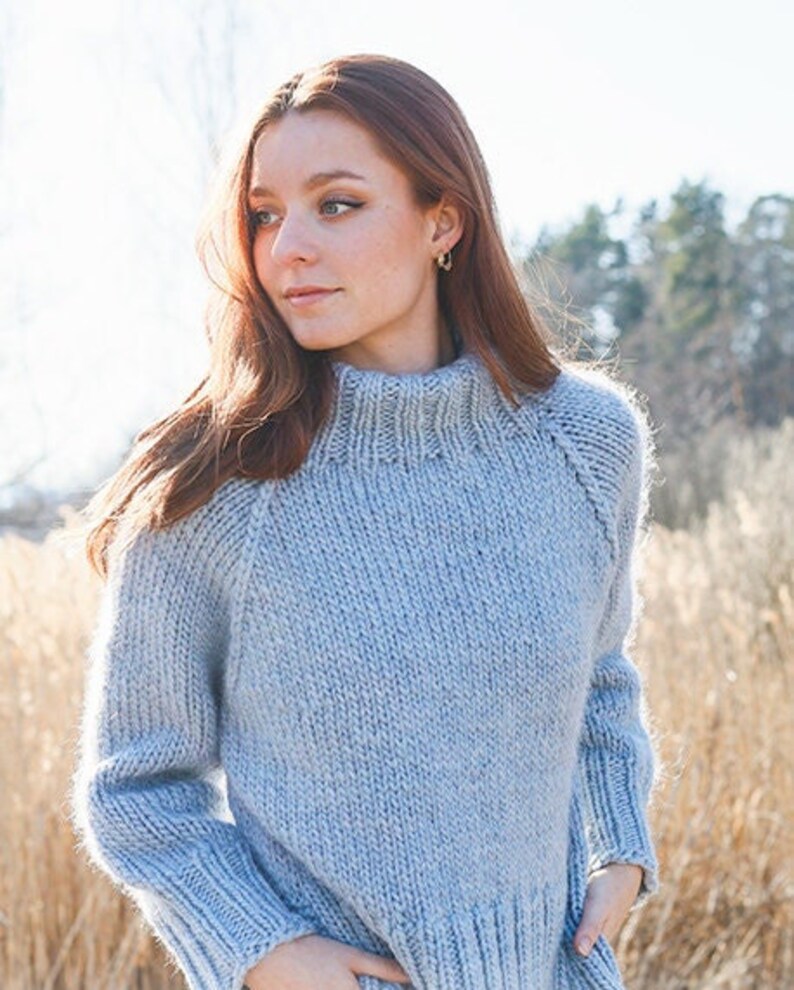Comfy Women's Knitted Sweater Ladies PDF Instant Download Knitting ...