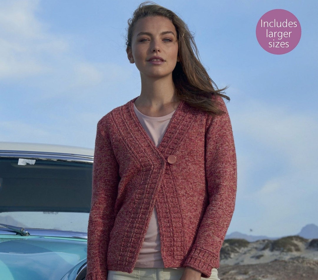 Jacket in Dapple DK Knitting Pattern Instant Download PDF High Quality ...