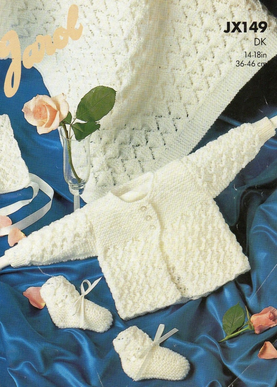 Baby Layette, Coat, Bonnet, Bootees & Shawl 14
