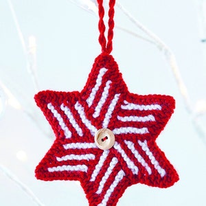 Mini Christmas Tree Decoration Knitting Patterns Instant PDF Download ...