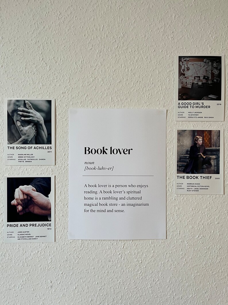 Book Lover Definition | Bookworm, Art, Poster, Digital Print, Digital ...