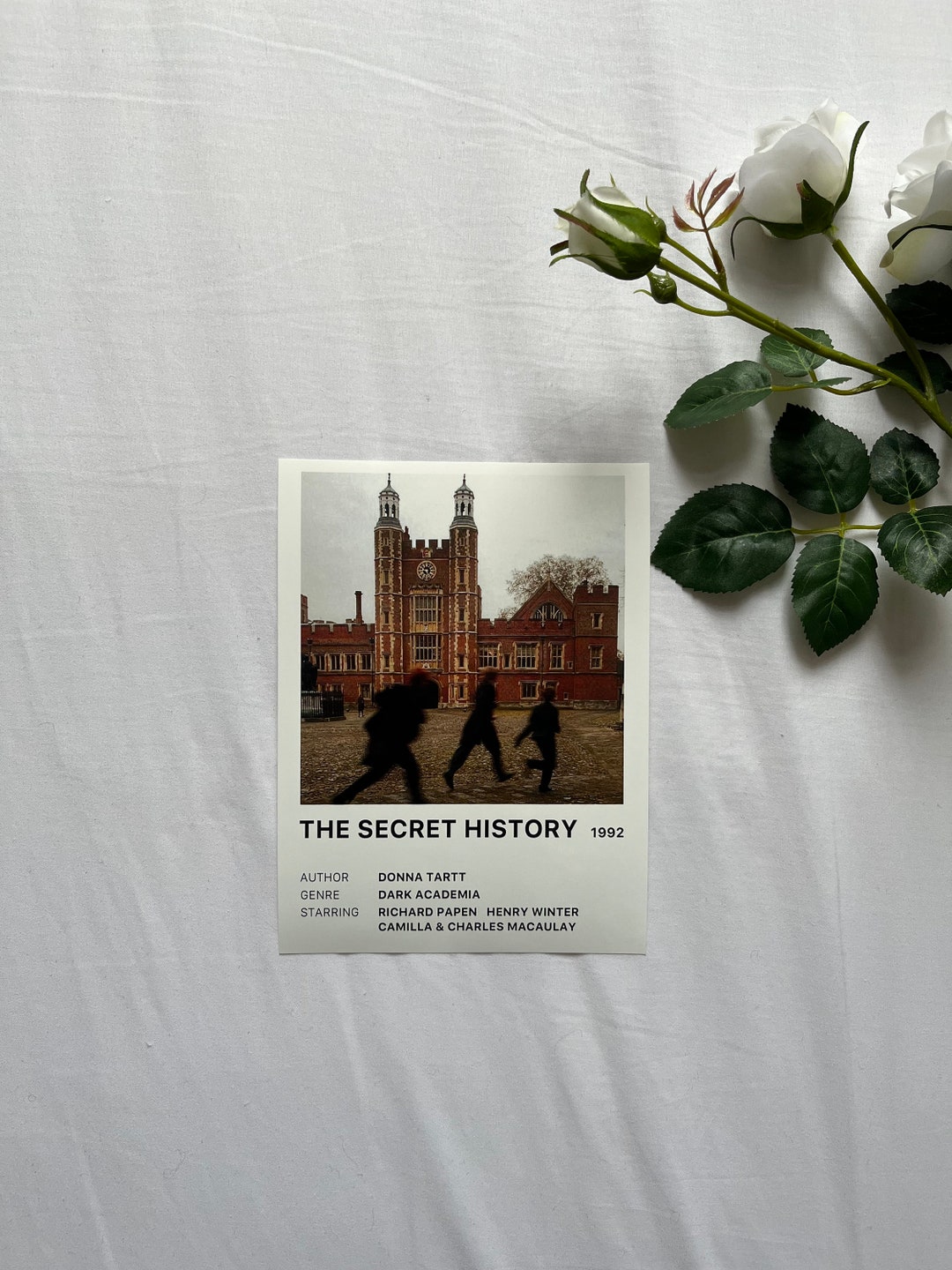 The Secret History Book Poster Polaroid A5 Donna Tartt, Digital ...