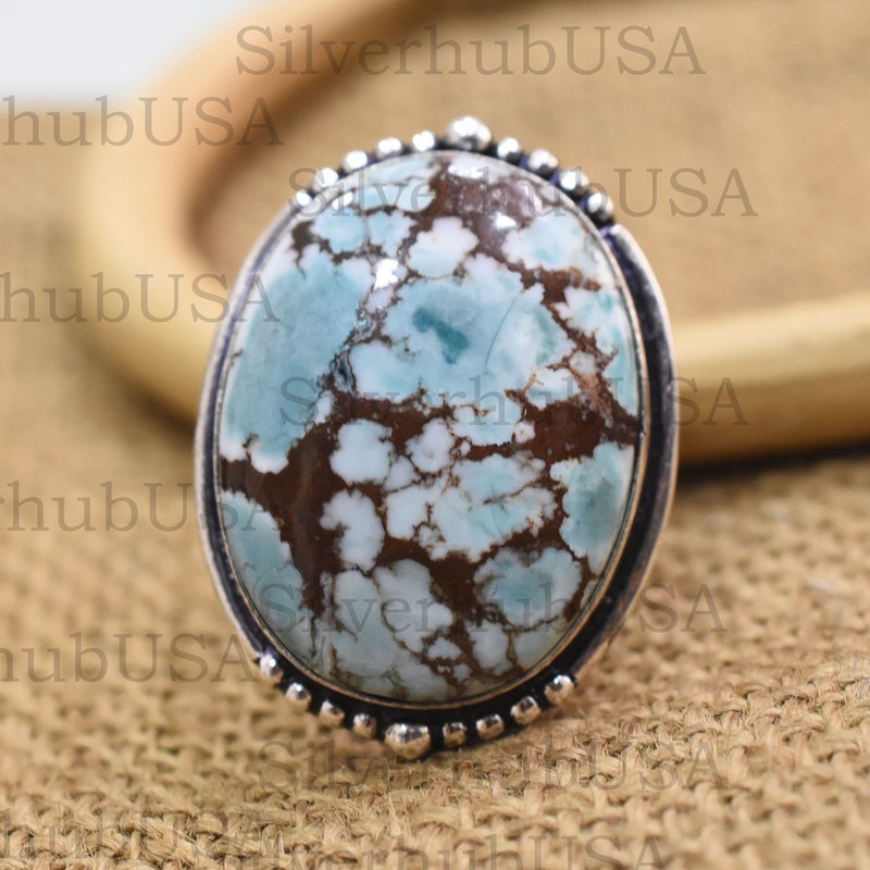 Turquoise Stone Ring - Etsy