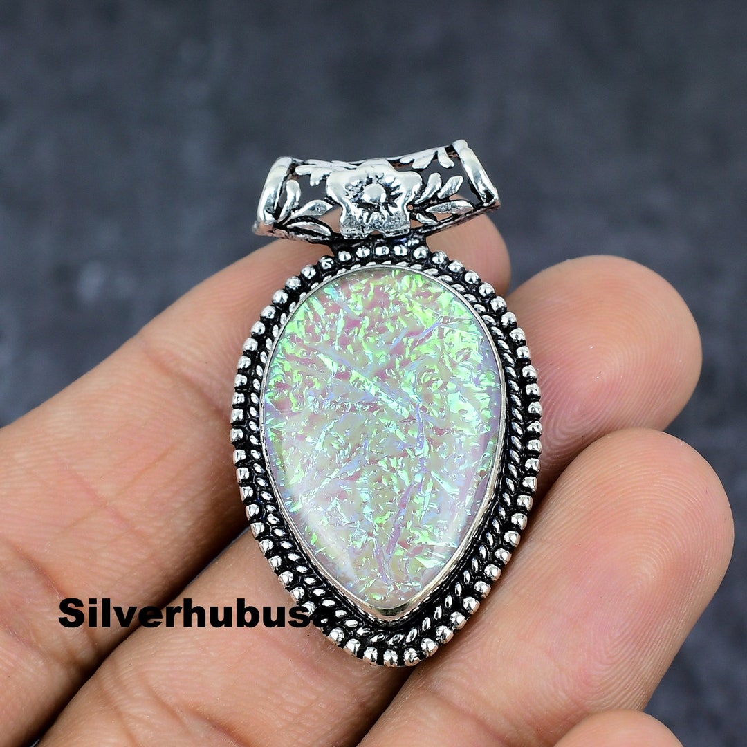 Handcrafted Australian Triplet Opal Jewelry Unique Opal Necklace ...