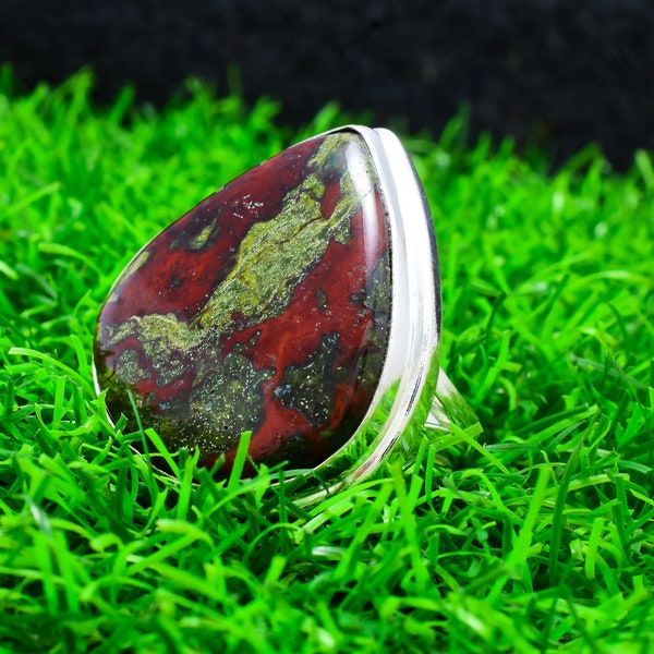 Jasper Ring - Etsy