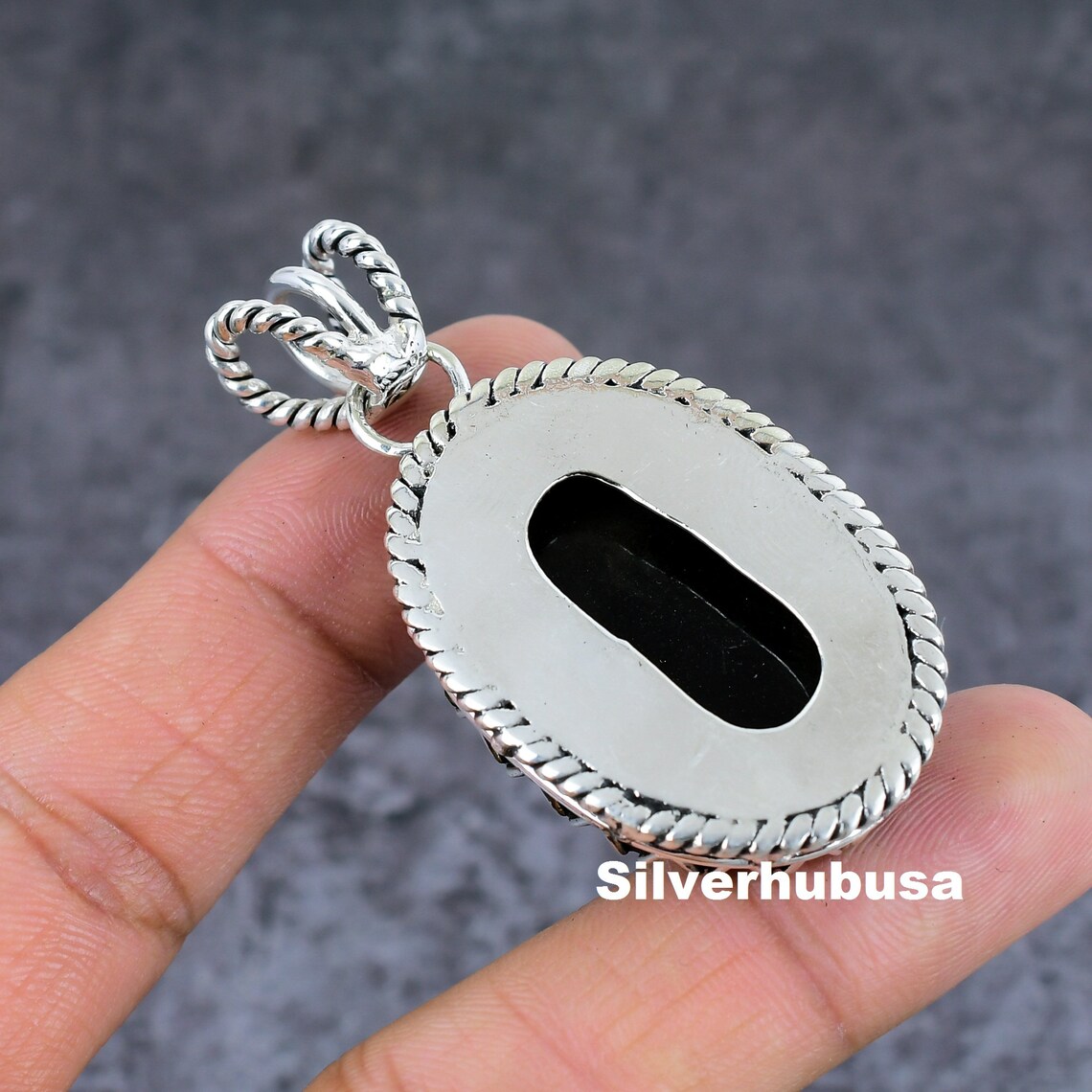 Australian Triplet Opal Pendant: Handmade Sterling Silver Jewelry - Etsy