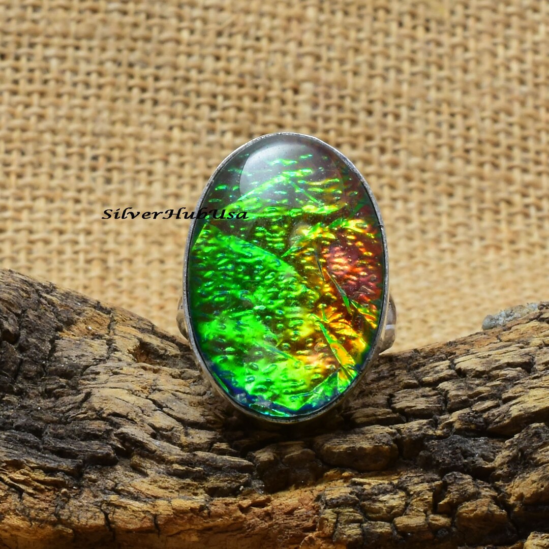 Australischer Triplet Opal Ring: Handgemachter 925er Sterlingsilber ...