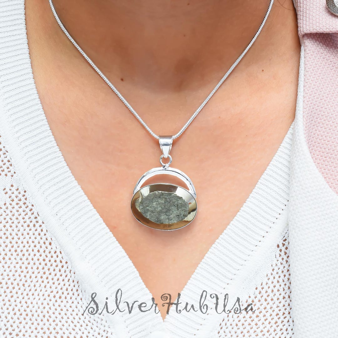 Golden Pyrite Pendant, Natural Gemstone Jewelry, Anniversary Gifts ...