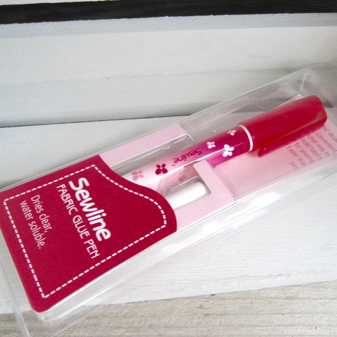SEWLINE Fabric Glue Pen, Water-soluble Fabric Glue Stick With Refill ...