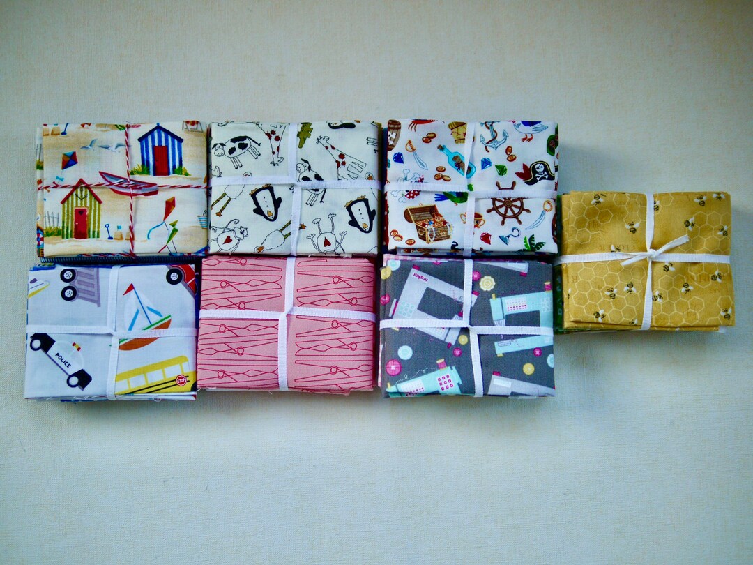 Stoffpakete Patchworkstoff je 4 Stoffe 25x55 cm - Etsy.de