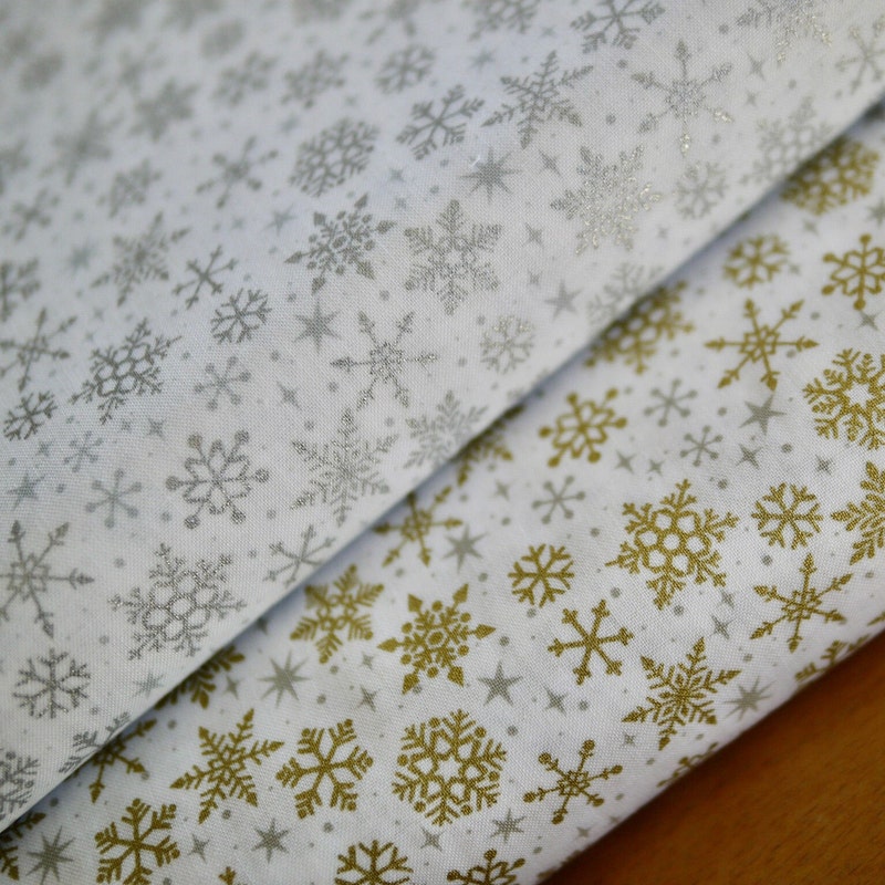 Silver Cotton Fabric - Etsy