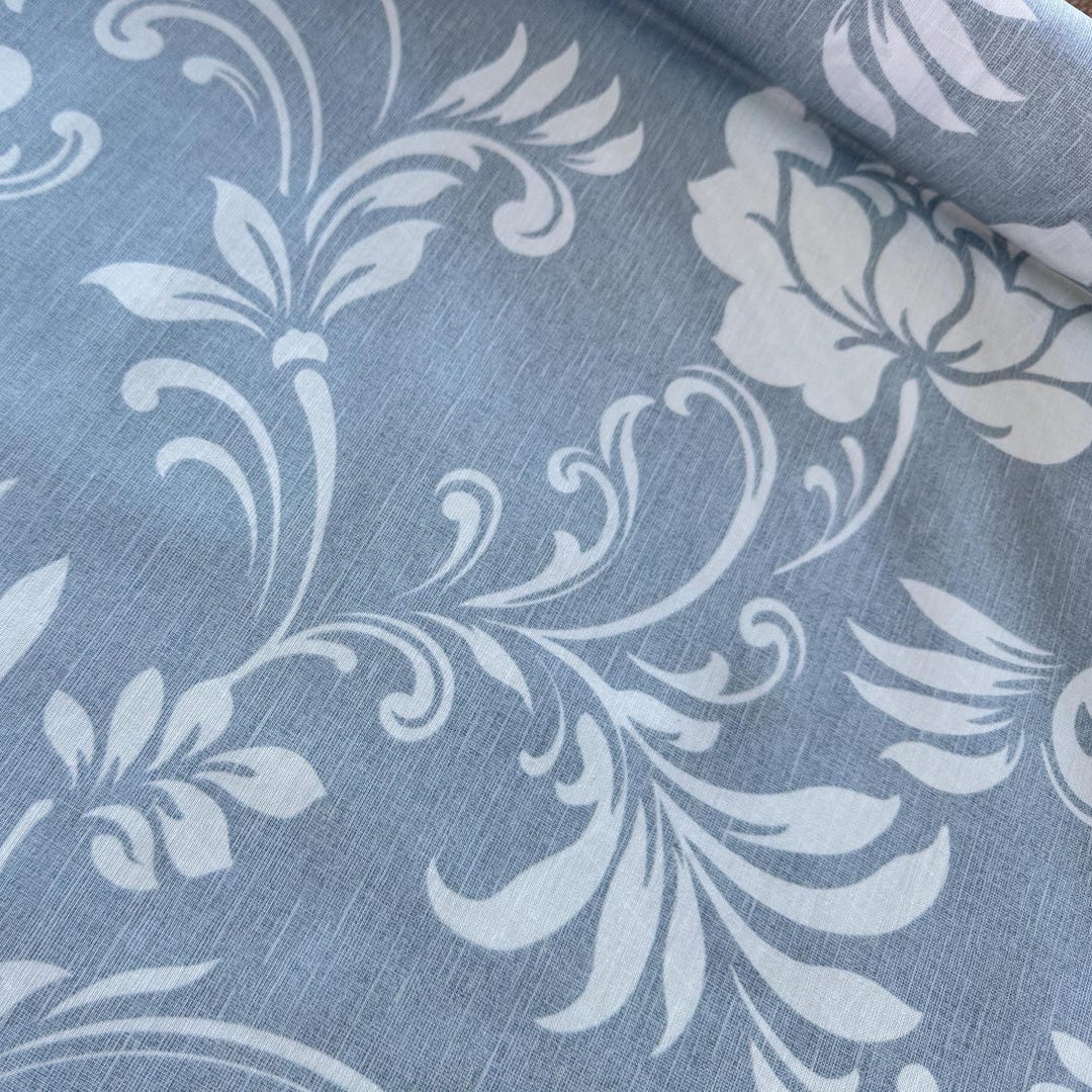 HILCO Laminated Cotton Fabric Tablecloth, Coated Cotton, Ornaments ...