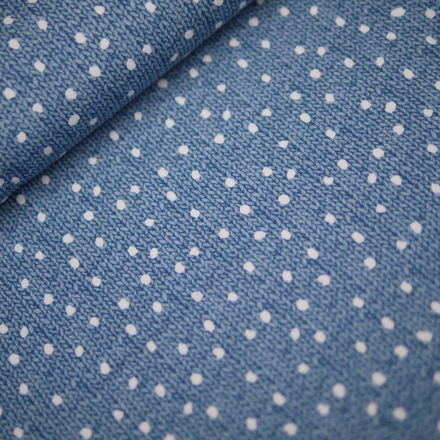 Polka Dot Terry Cloth Fabric