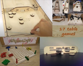 Wood Laser Cut Games | Etsy