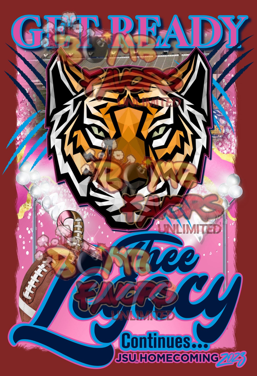 JSU Tigers Homecoming PNG - Etsy