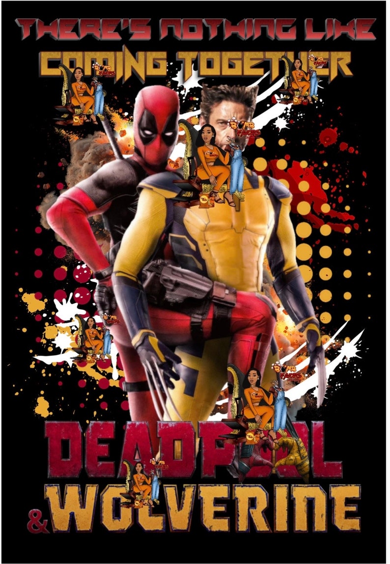 Deadpool & Wolverine PNG Shirt Images - Etsy