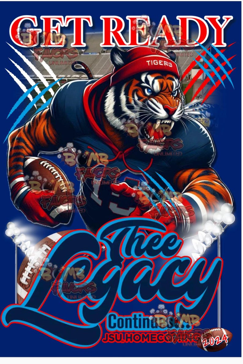 JSU Tigers Homecoming PNG - Etsy