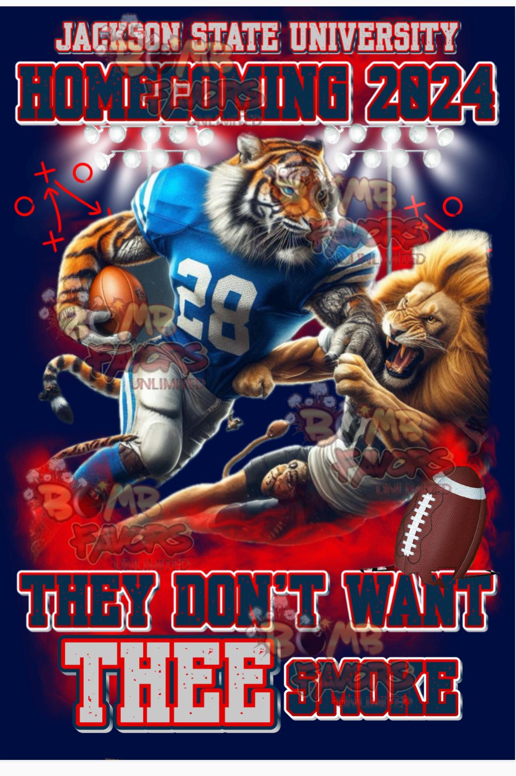 JSU Tigers Homecoming PNG - Etsy