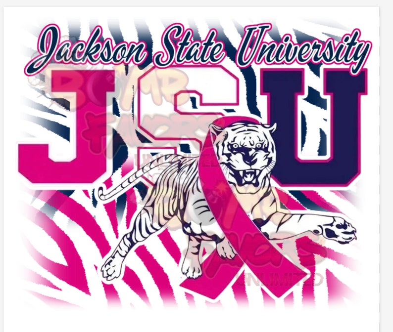 JSU Tigers Breast Cancer - Etsy