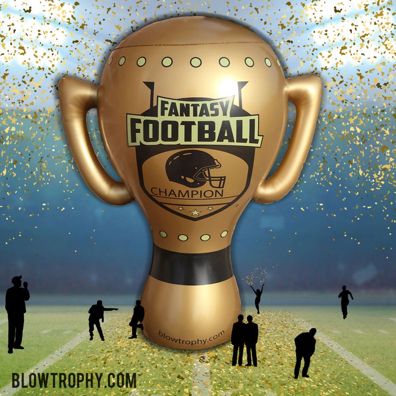 Blow Trophy Fantasy Football Championship Trophy Inflatable 24 Tall 20 ...